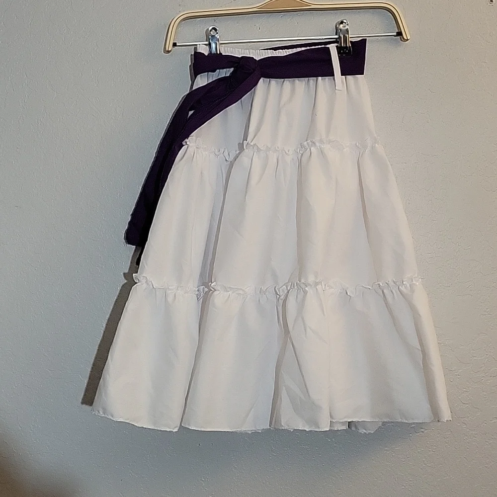 Bottoms | Puerto Rican Bomba Cultural Skirt With Purple Sash 6 | Poshmark